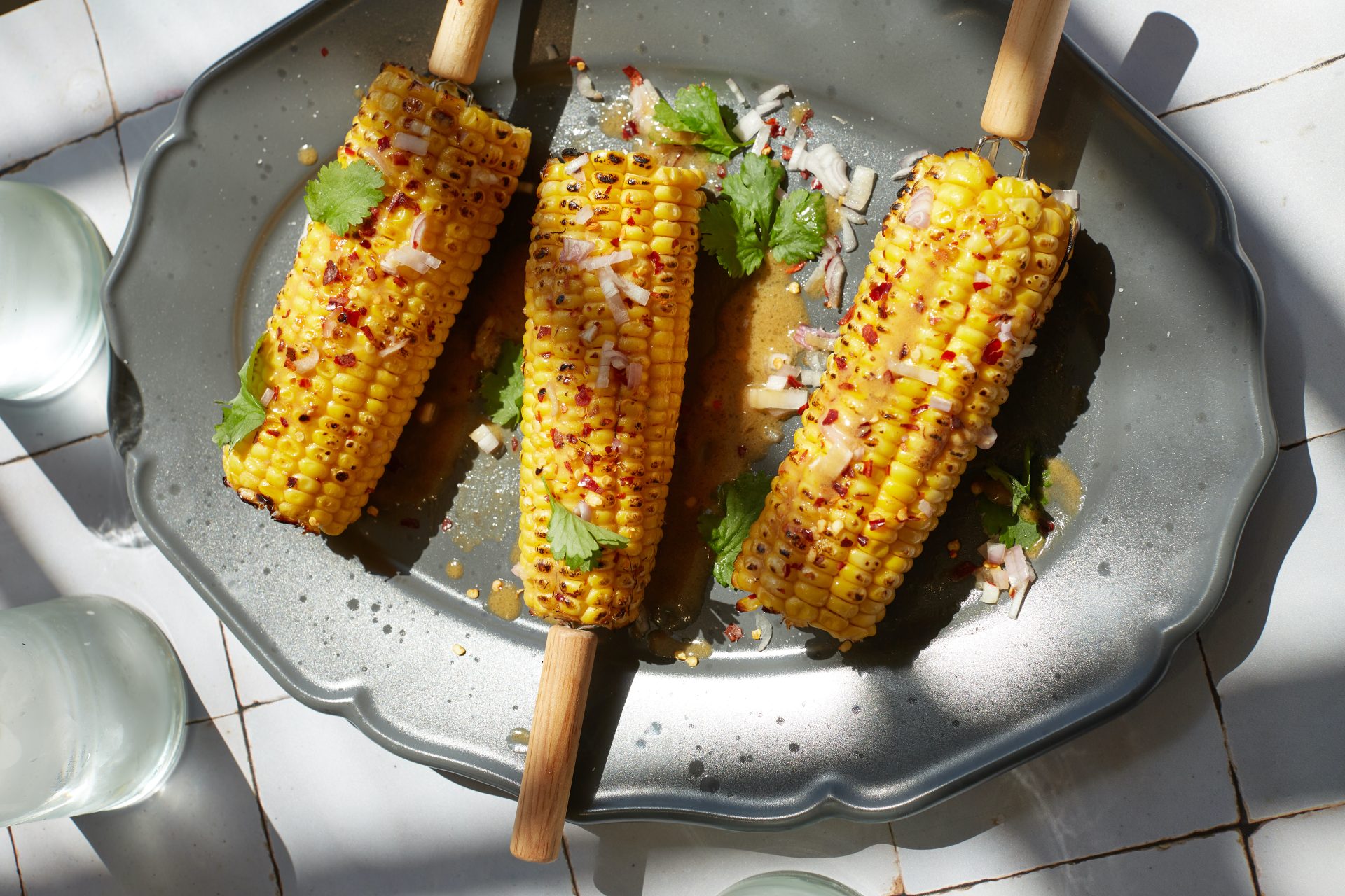Miso and Maple Glazed Corn - Maple from Canada