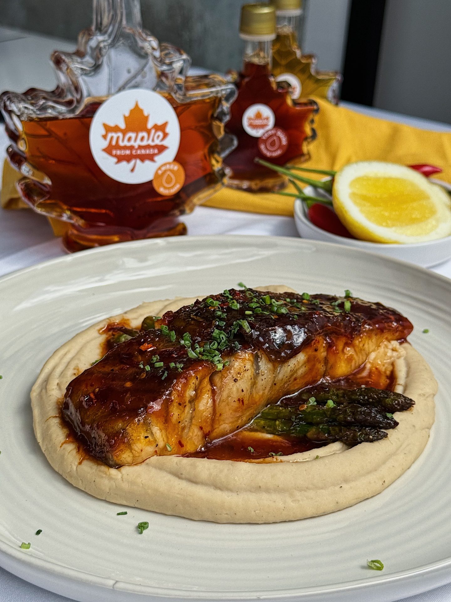 @Food_bylucy, Lucy's Sticky Chilli Maple Barramundi on a Bed of Butter ...