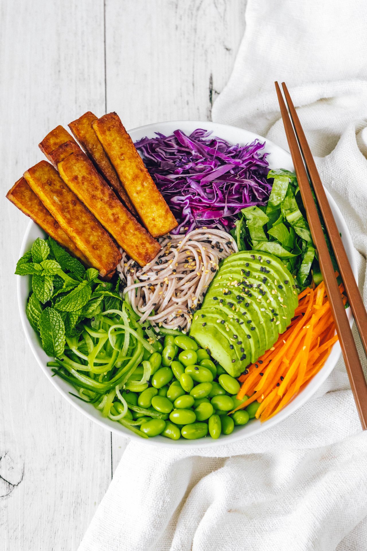 Cherie Tu @thrivingonplants Spicy Maple Noodle Bowl - Maple from Canada